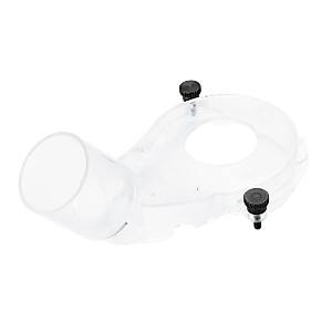 BOSCH MRC23EVSK Combination Router 15 Amp 2.3 Horsepower Corded Variable Speed Combination Plunge & Fixed-Base Router Kit with Hard Case | BOSCH RA1177AT 3-Piece Dust Extraction Hood Kit