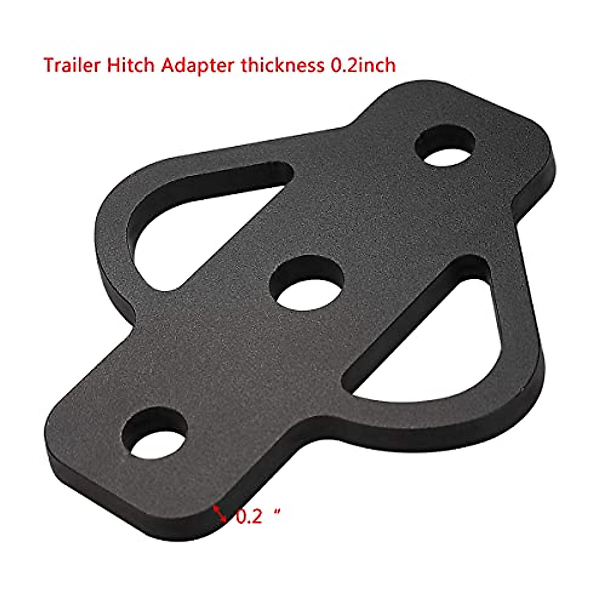 3-Way Trailer Hitch Adapter with Bolt Fit for ATV Lawn Mower Golf Cart Garden Tractor Flat Towing Tow Ball Mount