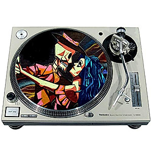 Slipmat Slip Mat Scratch Pad Felt for any 12" LP DJ Vinyl Turntable Record Player Custom Graphical - Last Dance