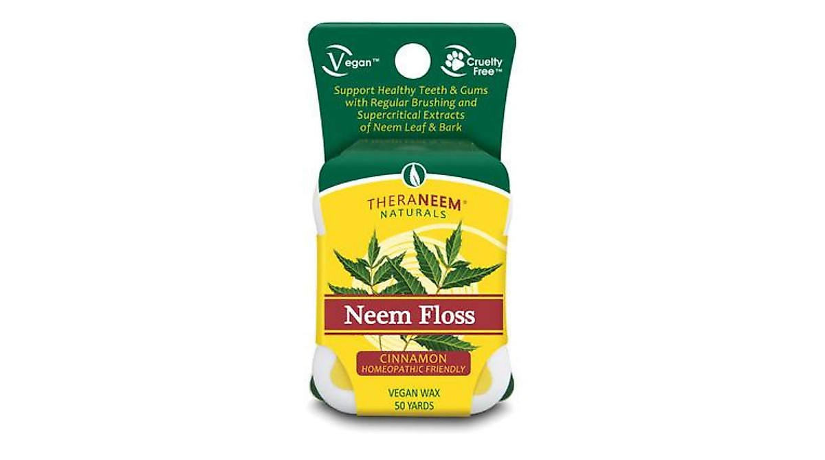 Natural TheraNeem Dental Floss - Cinnamon Flavor