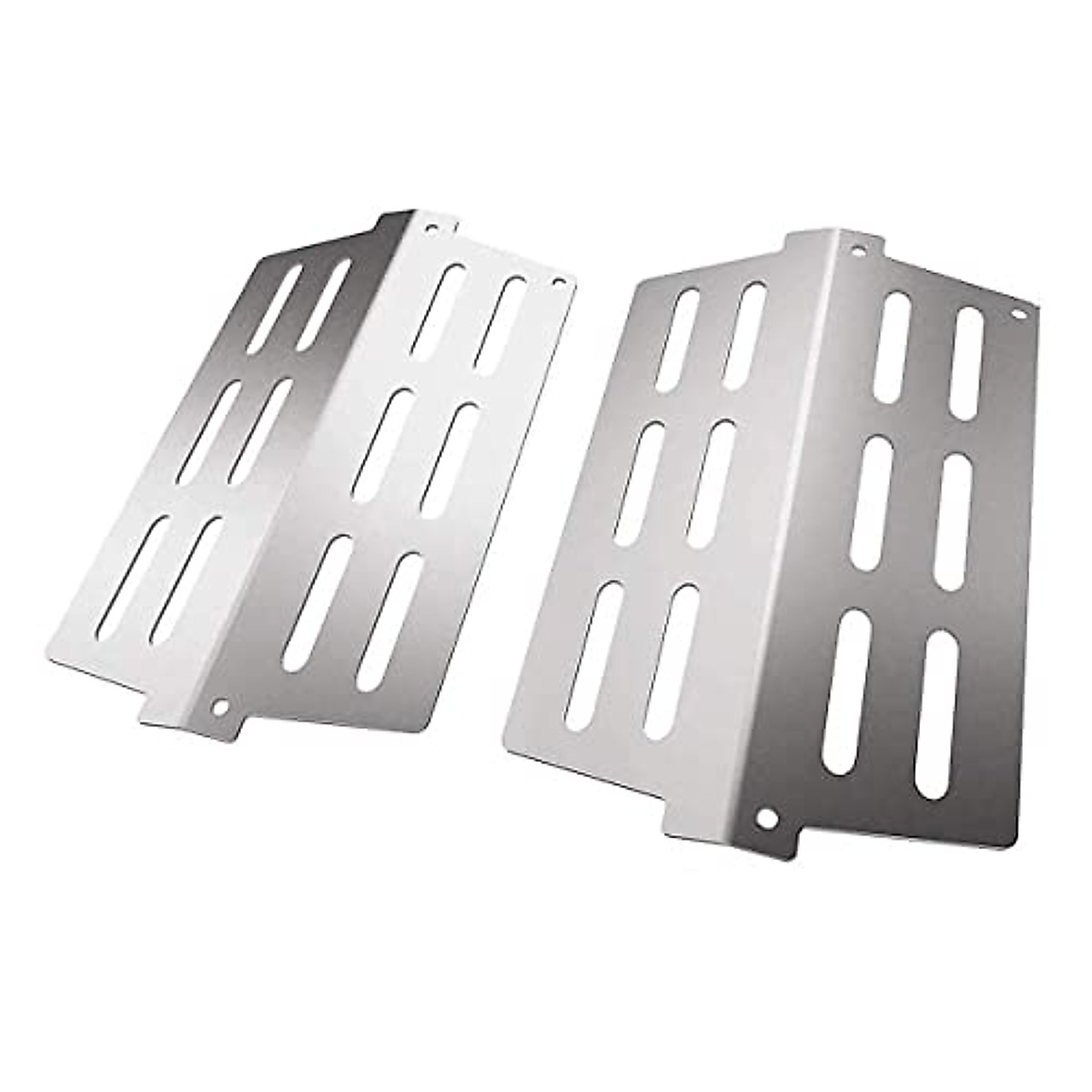 Htanch SG622 (2-Pack) 13 1/4 inch 16GA Stainless Steel Flavorizer Bar for Weber Genesis 300 Series 2011 & Newer Models with Front Mounted Control Panels, Heat Plate Replacement for Weber 7622