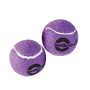 MABIS Pre-Cut Walker Glide Balls, Purple, One Pair