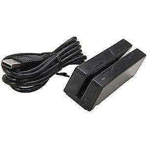 magtek 21040110 mini usb swipe rdr msr track 1/2 usb kybrd emulation/blk/6ft cab