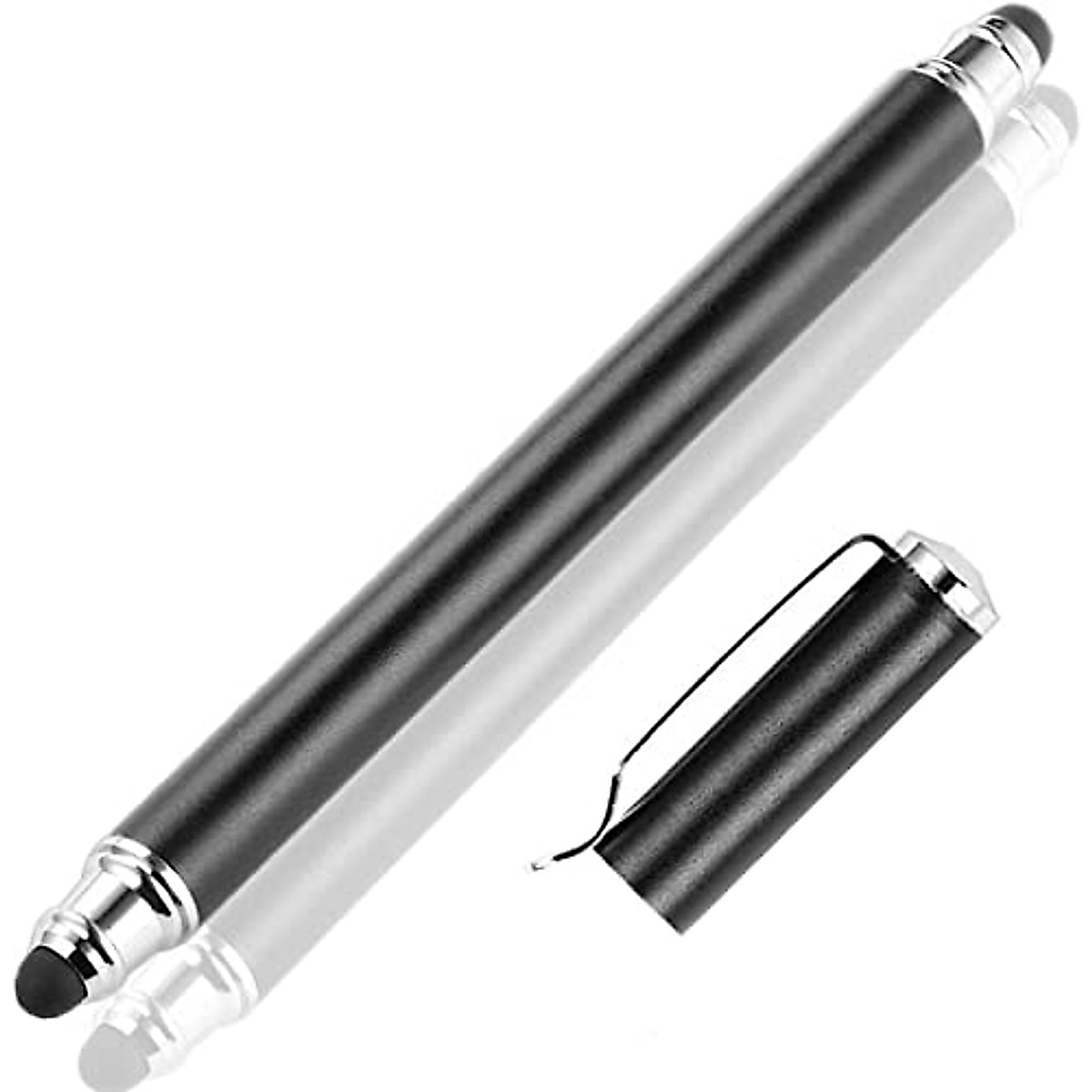 Stylus Compatible with Amazon Fire 7 Kids Edition (2019 Release)/ Kindle Fire HDX 8.9 (2013 Release),7 (2013 Release) - Touch Screen Pen Fiber Tip Aluminum Lightweight Black