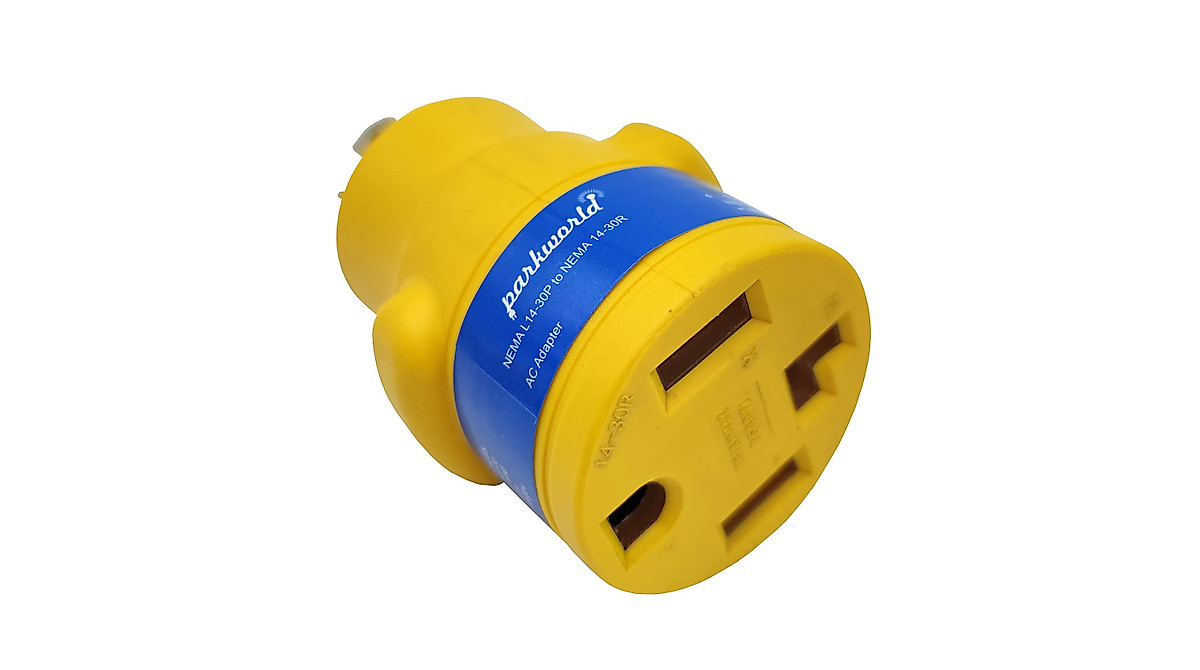 Parkworld 62961 NEMA L14-30P to 14-30R Adapter 30A Generator Plug