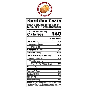 COMBOS Cheddar Cheese Cracker Baked Snacks 6.3-Ounce Bag