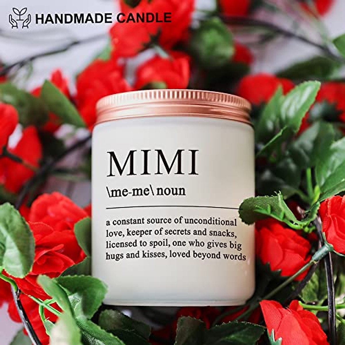 Mimi Gifts- Funny Mimi Birthday Gift, Mother’s Day Gifts for Mimi Grandma Grandmother, Mimi Definition Candle