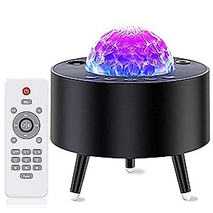 Galaxy Projector, Star Projector, Starry Night Light Projector for Kids Room with Remote Control, 3 in 1 Sky Light Projector Build-in Bluetooth Music Speaker White Noises