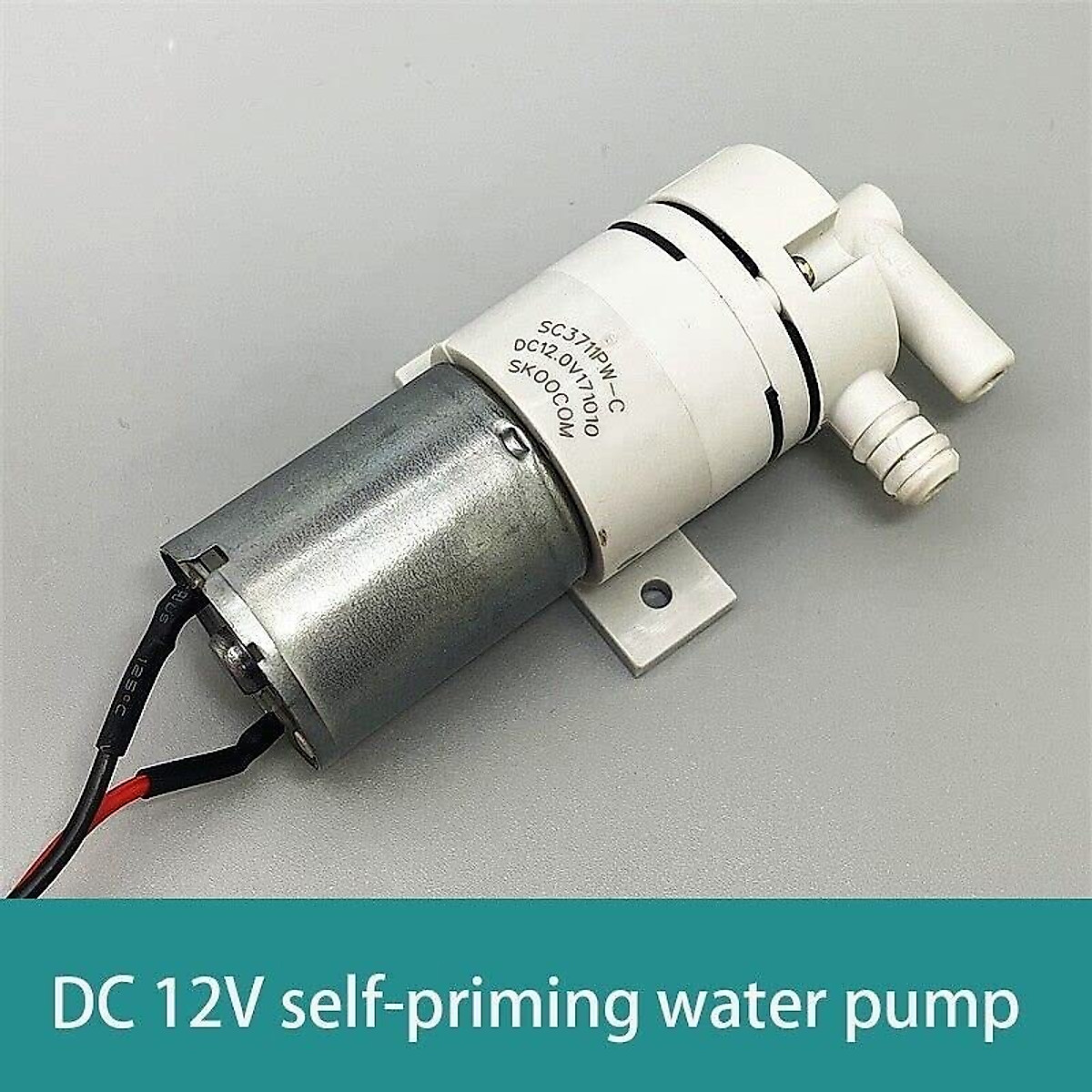 Electric Submersible Pump 3711PW 12V Micro 370 Motor Diaphragm Pump Mini Self-priming Suction Pump Land Self-priming Pump Sump Pump