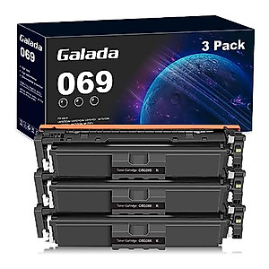 (with Chip) 069 Toner Cartridge Replacement for Canon 069 CRG069 CRG069 H CRG-069 H for imageCLASS MF753Cdw MF751Cdw LBP674Cdw Printer (Black 3 Pack)