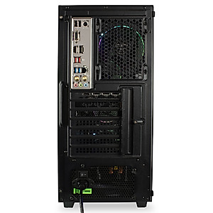 Periphio Elemental | Prebuilt Gaming PC Computer Tower | Intel Core i5-10400F | 16GB DDR4 RAM | GeForce RTX 3050 6GB Graphics | 500GB SSD + 1TB HDD | RGB | WiFi | Windows 11 (Storm)
