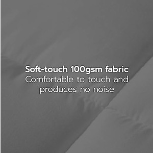Kawa Mattress Pad Mattress Topper for Mattress Protector Cooling Breathable Fluffy and Soft Mattress Cover with 8-12 Deep Pocket (Dark Gray- Queen)
