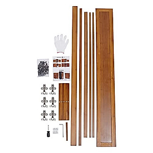 DYRABREST 7 Tier Shoe Storage Cabinet with 4 Doors,Shoe Storage Freestanding Shoe Rack for Entryway with Flip Drawers,Bamboo Shoe Cabinet Shoe Storage Organizer Cabinet Hold up to 20 Pairs