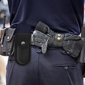 OSALADI 2 Pcs Pocket Knife Sheath Portable Pouch Knife Holders Shop Knife Sheaths Knife Sheath Holster Knife Storage Pouch with Belt Loop (Width: 6.4CM, Height 2.8CM)