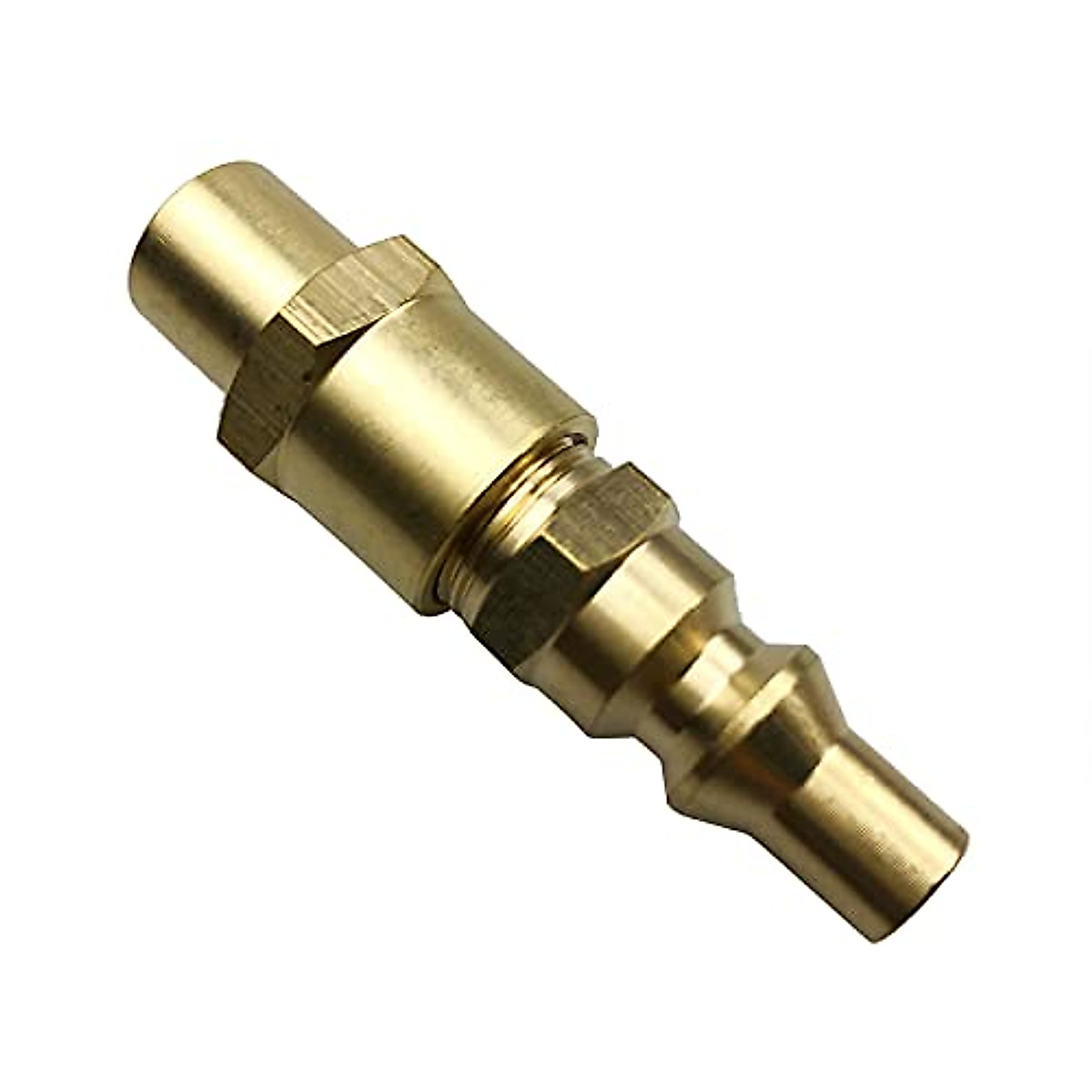 iRomehony Propane Quick Connect Disconnect Adapter Replacement for Weber Q100, 1000, 200, 2000, 1200, 2200 Portable Gas Grill - 1/8 in Female Thread x 1/4 in Male Quick Connect Plug