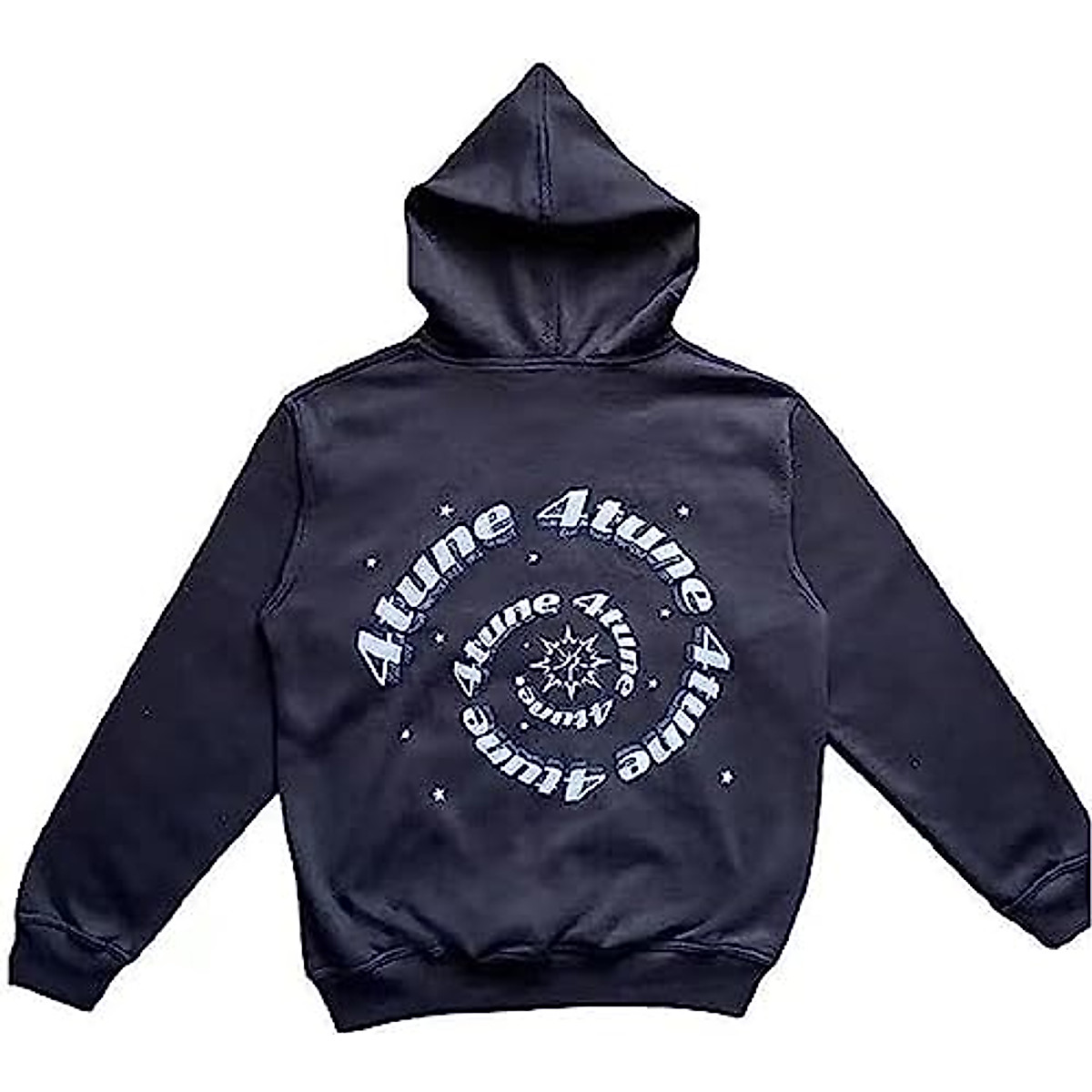 Women 's Vintage Graphic Star Letter Print Zip Up Hoodies Y2K Gothic Oversized Sweatshirts Aesthetic Jackets Streetwear (A-Black, M)