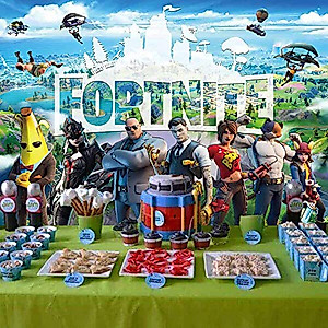 Battle Royale Party Supplies Banner 7X5 FT Photo Backdrop for Boy Baby Shower Birthday Party Decorations
