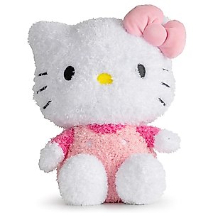 Weighted Hello Kitty Fuzzy Plush Pillow Buddy - 2.5 lbs Super Soft Stuffed Pillow, 13 inches