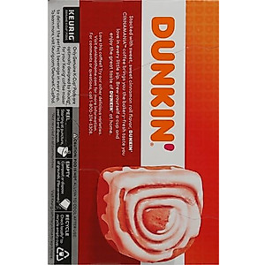 Dunkin’ Cinnamania Flavored Coffee, 10 Keurig K-Cup Pods