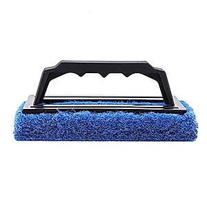 Yosoo Aquarium Fish Tank Cleaning Brush, Glass Algae Scraper Cleaner, Aquarium Cleaning Tool, Hand-held Plastic Bathroom Tile Surfaces Household Kitchen