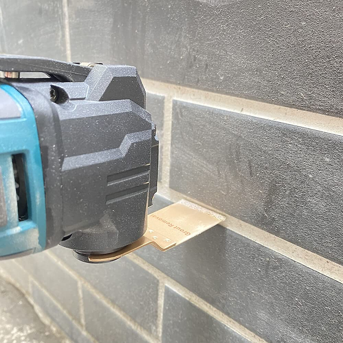 MiraShine 6 Oscillating Multi Tool Blade for Grout Removal with Carbide Grits Flush Cut, Universal FIT Multitool Attachment for Grout, Mortar, Tile, Plaster,Masonry, Brick.
