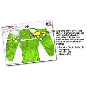 WraptorSkinz Skin Wrap compatible with Sony PS5 DualSense Controller Stardust Green (CONTROLLER NOT INCLUDED)