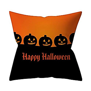 IAMAGOODLADY Halloween Decorations,Halloween Throw Cover Cases Decorative Sofa Cushion Cover,Spooky Party Carnival Supplies,Scary Ghost Creepy Decor Halloween Ornament