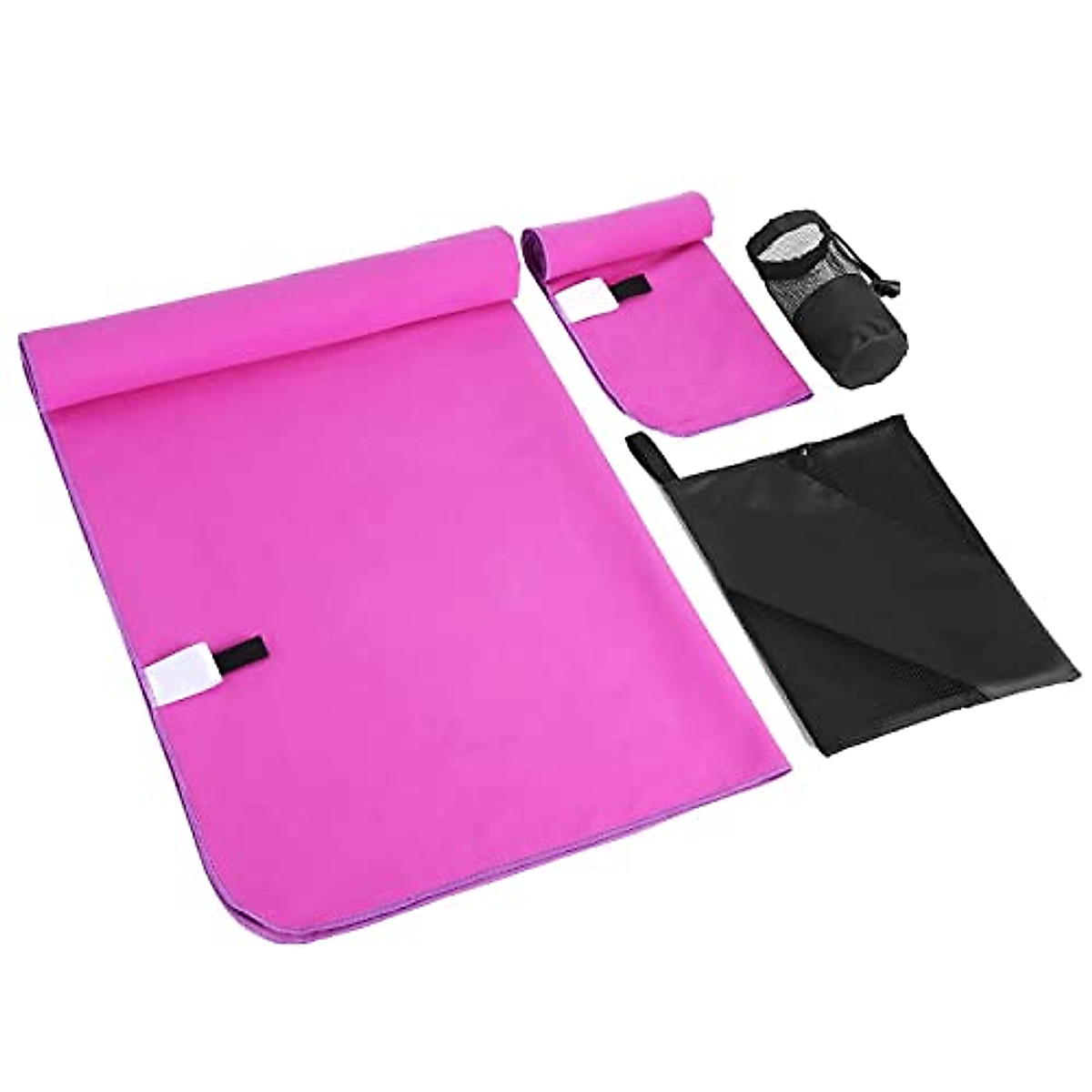 FUNMILY Treadmill Accessories Microfiber Travel Pink Towel Can Be Used During Exercise Treadmill for Exercise(2 Piece)
