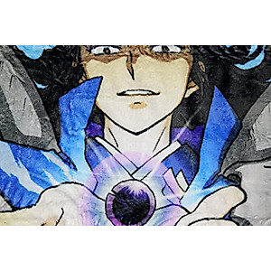 Bioworld Inuyasha The Final Act Anime Inuyasha and Naraku Soft Plush Fleece Throw Blanket 45" x 60"