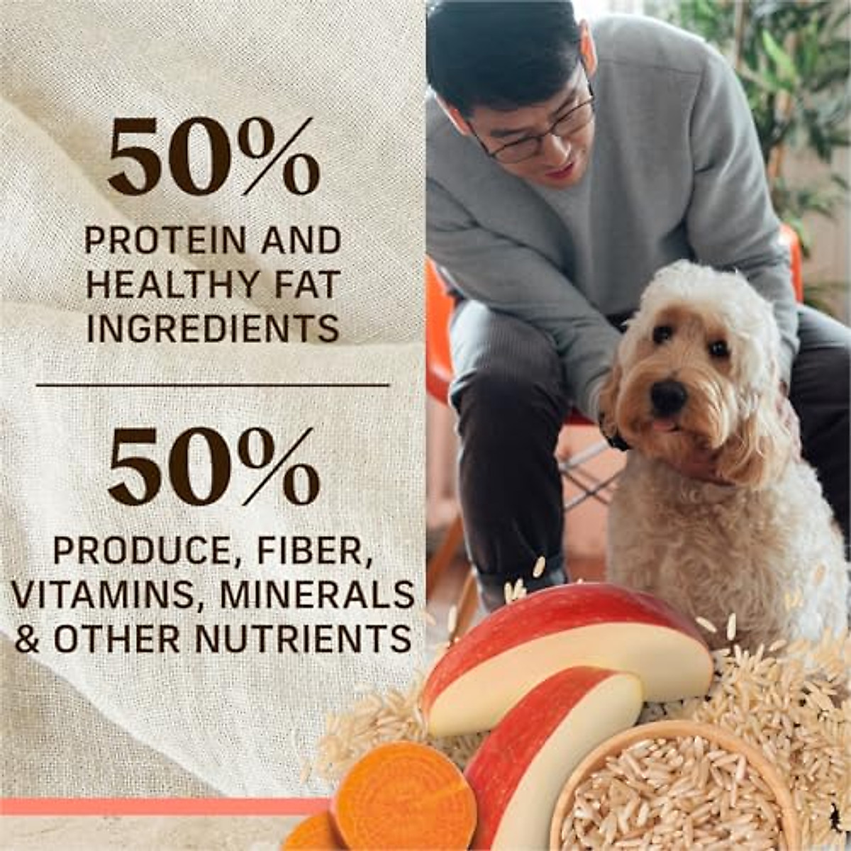 Merrick Healthy Grains Premium Adult Dry Dog Food, Wholesome And Natural Kibble With Salmon And Brown Rice - 12.0 lb. Bag