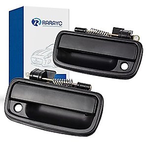 RARAYC Exterior Door Handle Replacement for Toyota Tacoma 1995-2004 Replaces# 69220-35020, 69210-35020 Outside Front Driver & Passenger Side with Key Hole