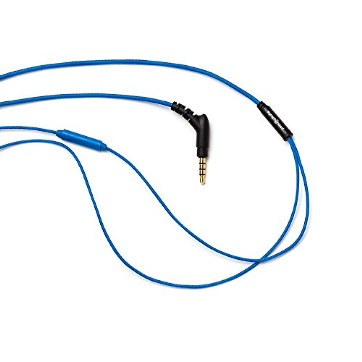 Symphonized XTC Premium Genuine Wood in-Ear Noise-isolating Headphones with Microphone (Blue Nylon Cord)