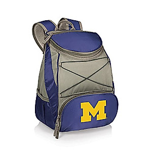 PICNIC TIME NCAA Michigan Wolverines PTX Insulated Backpack Cooler, Navy, One Size (633-00-138-344-0)
