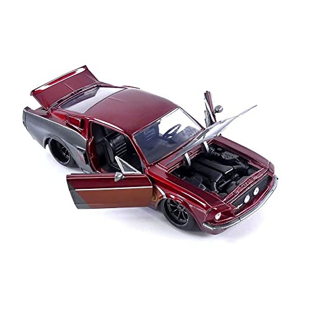 Jada Toys Marvel Guardians of The Galaxy 1:24 1967 Shelby GT500 Die-cast Car with 2.75" Star-Lord Figure