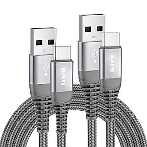 USB A to USB C Charger Cable for Samsung Galaxy S10E S10 S9 S20 FE S21 Note 20 Ultra 10 9 8,A71 A70 A51 A50 A41 A20e,PS5 Controller,Moto G Stylus Power G7 G6 Z4,2Pack 6.6FT Type C Fast Charger Cord