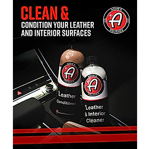 Adam's Elite Interior 6 Pack - Includes 6 Iconic Interior Car Cleaning Products for Total Interior Car Detailing | Accessories, Leather Car Seat Cleaner, Carpet Upholstery, Dash, Vinyl, Air Freshener