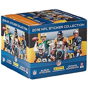 Panini NFL 2016 Sticker Refill Box, Small, Black