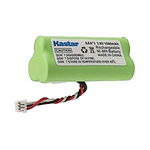 Kastar 50-Pack AAA 3.6V 1000mAh Ni-MH Rechargeable Battery Replacement for Zebra/Motorola Symbol 82-67705-01 Symbol LS-4278 LS4278-M BTRY-LS42RAAOE-01 DS-6878 Cordless Bluetooth Laser Barcode Scanner