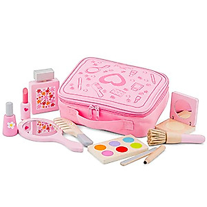 New Classic Toys Make Up Set - Pretend Play Toy for Kids Cooking Simulation Educational Toys and Color Perception Toy for Preschool Age Toddlers Boys Girls