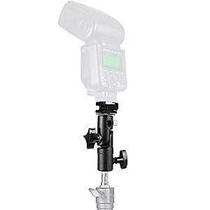FOTYRIG Camera Speedlite Mount Flash Stand Bracket Umbrella Mount Holder Shoe Mount Compatible with Nikon Pentax Olympus Nissin Metz and Other Speedlite Flashes E Type-2 Pack