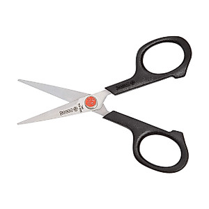 Mundial Red Dot Embroidery Scissors 4.25", Knife Edge