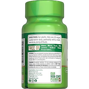 Ferrous Sulfate Iron Supplement | 65 mg | 120 Tablets | Non-GMO, Gluten Free | By Nature's Truth