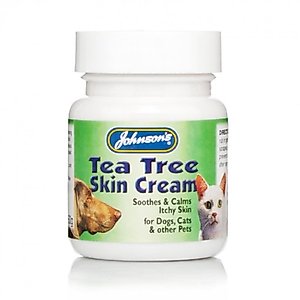 Johnsons Dog & Cat Tea Tree Antiseptic Skin Cream 50g
