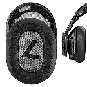 BackBeat PRO 2 Ear Pads, Replacement Protein Leather Earpads Ear Cushions Earmuffs Repair Parts for Plantronics BackBeat PRO 2 SE Special Edition Voyager 8200 UC Headsets - Black