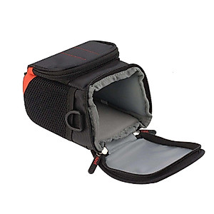 Navitech Black Camera Shoulder Bag Compatible With Canon Powershot SX620 HS Compact Digital Camera