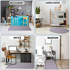 BREENHILL Area Rug 47"x27", Office Chair Mat for Hard FloorsAnti-Slip,Light Brown Low Pile Desk Rug for Rolling Chair,Floor Protectors for Chairs