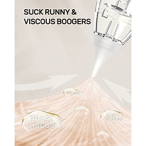 Baby Nasal Aspirator | Nose Sucker for Baby | Baby Nose Cleaner | Electric Nasal Aspirator for Toddler, Rechargeable with Music Function Adjustable Volume