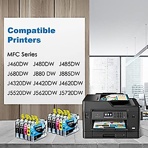 GALADA Compatible Ink Cartridge Replacement for Brother LC201 LC203 XL LC203XL for MFC J480DW MFC J485DW MFC J880DW MFC J460DW MFC J4620DW MFC J4420DW MFC J5520DW MFC J680DW Printer 10 Pack