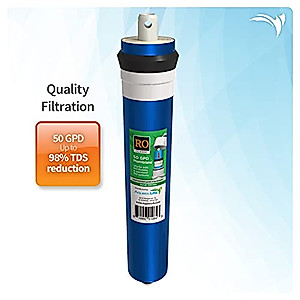 Aquatic Life 50 GPD Reverse Osmosis Membrane Filter