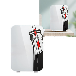 Tnfeeon Mini Fridge, Portable Thermoelectric Cooler and Warmer Refrigerators for Father's Day Gift Skincare Beverage Food Home Office and Car Snacks Lunch Drinks Cosmetics